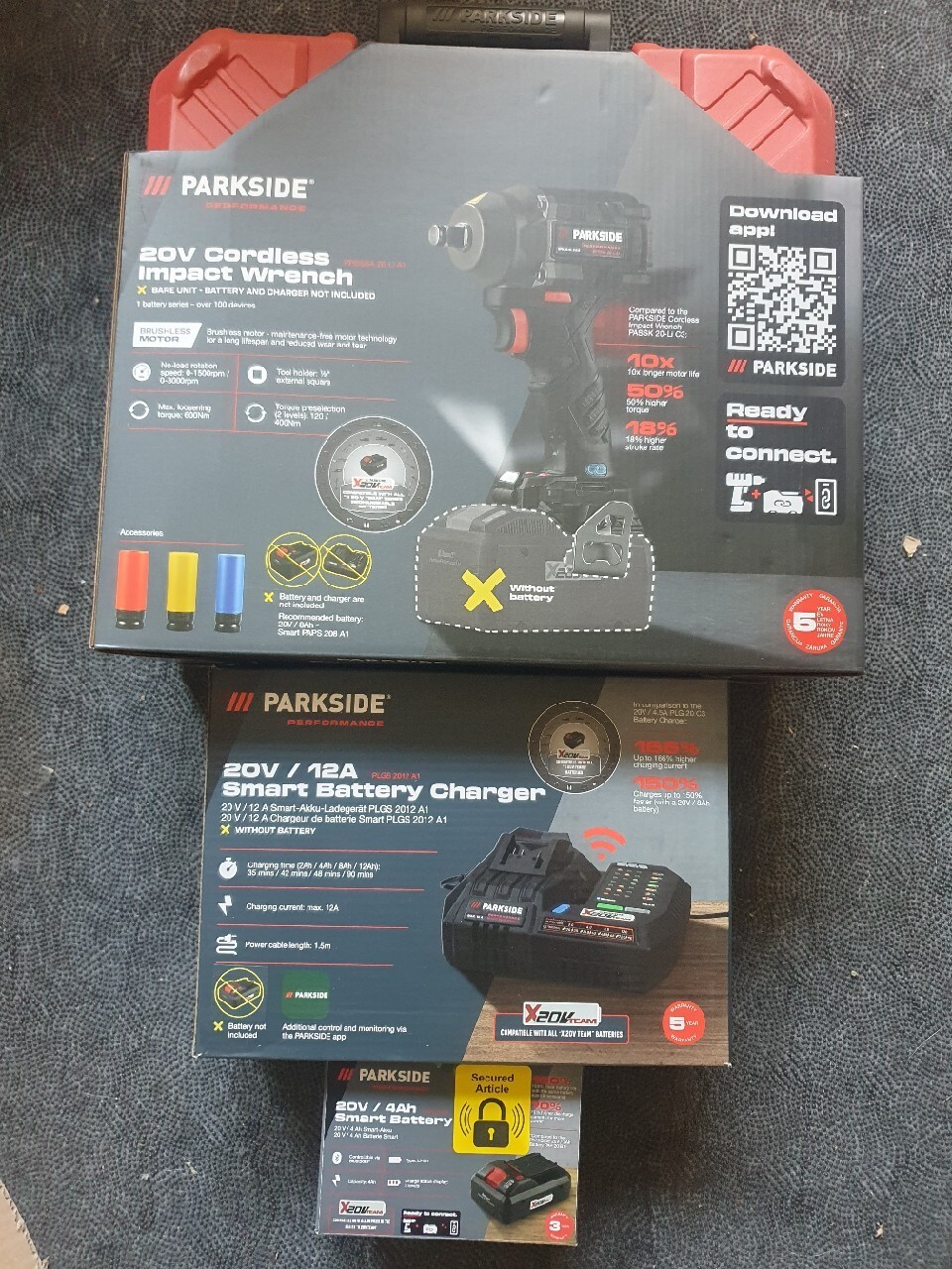 Zakrętarka parkside performance PPDSSA 20 li a1 klucz do kół | Skoczów ...