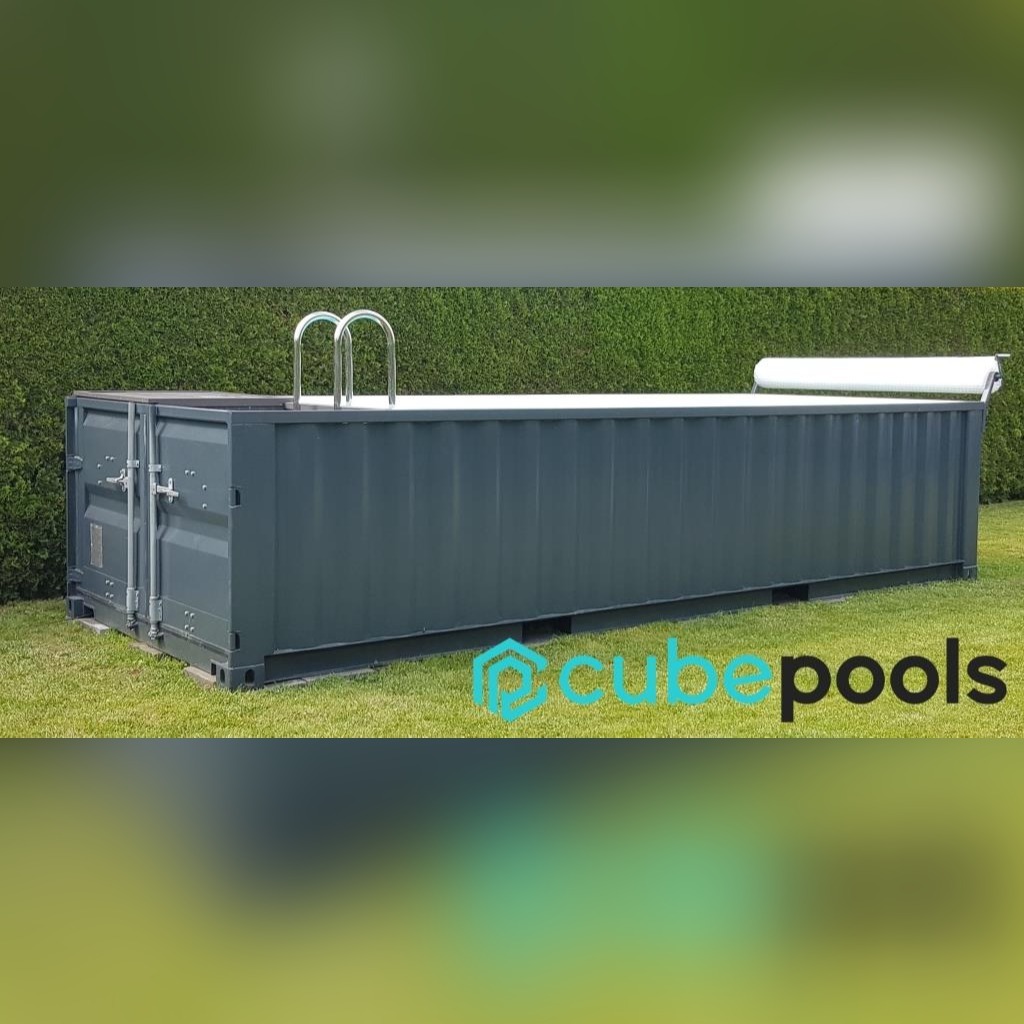 CUBEPOOLS basen w kontenerze szybki czysty montaż | Poznań | Kup teraz na Allegro Lokalnie
