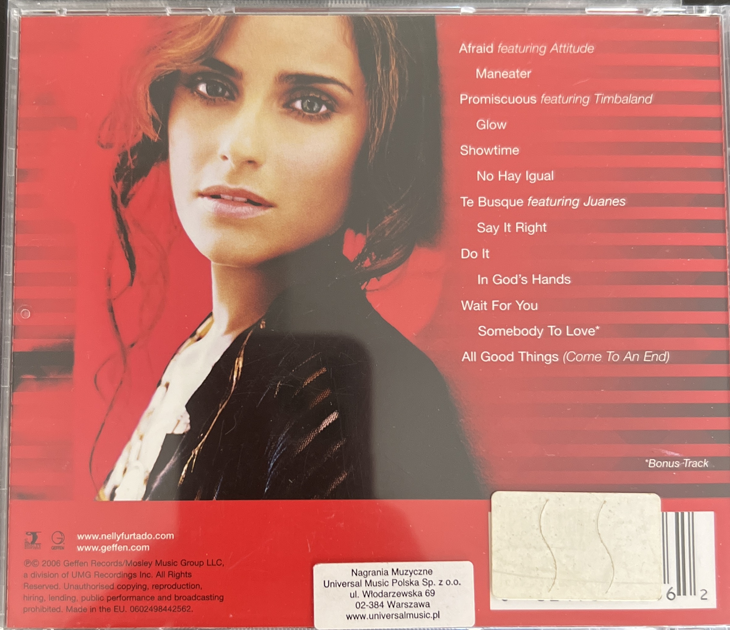 Nelly Furtado Love | Warszawa | Kup teraz na Allegro Lokalnie