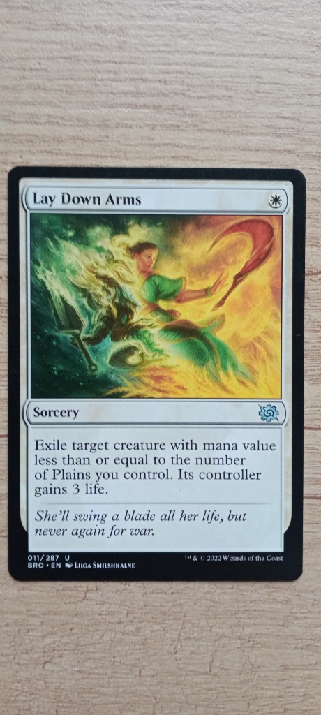 Mtg Lay Down Arms Bro Wrocław Kup Teraz Na Allegro Lokalnie