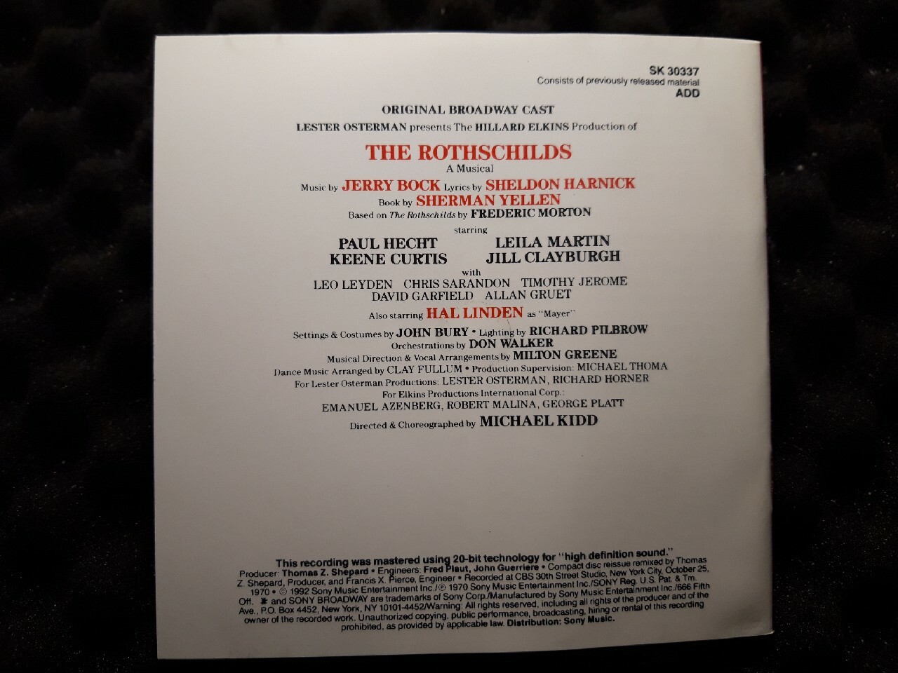 Original Broadway Cast – The Rothschilds A Musical | Lomianki | Kup ... Original Broadway Cast – The Rothschilds A Musical | Lomianki | Kup ...