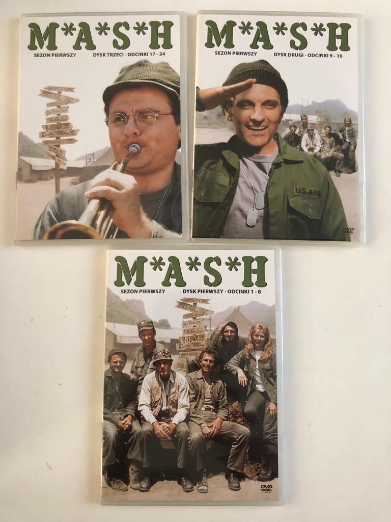 Serial MASH sezon 1 (M*A*S*H) - DVD PL | Mokronos Górny | Kup teraz na ...