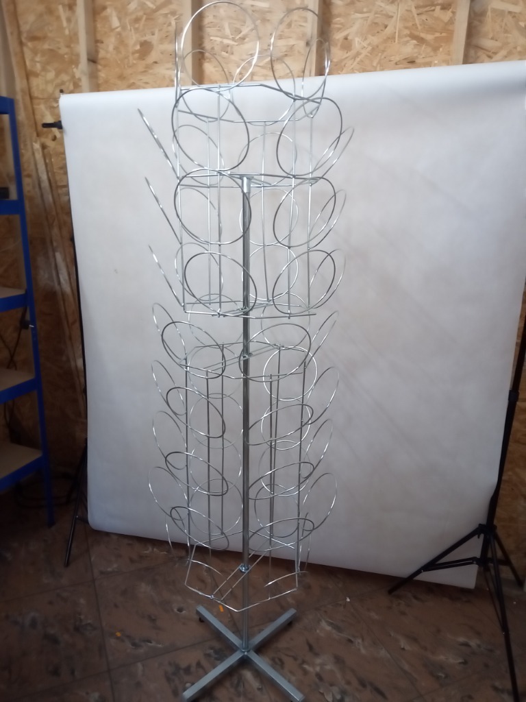 Stojak na czapki obrotowy podwójny | Strojec | Ogłoszenie na Allegro ...