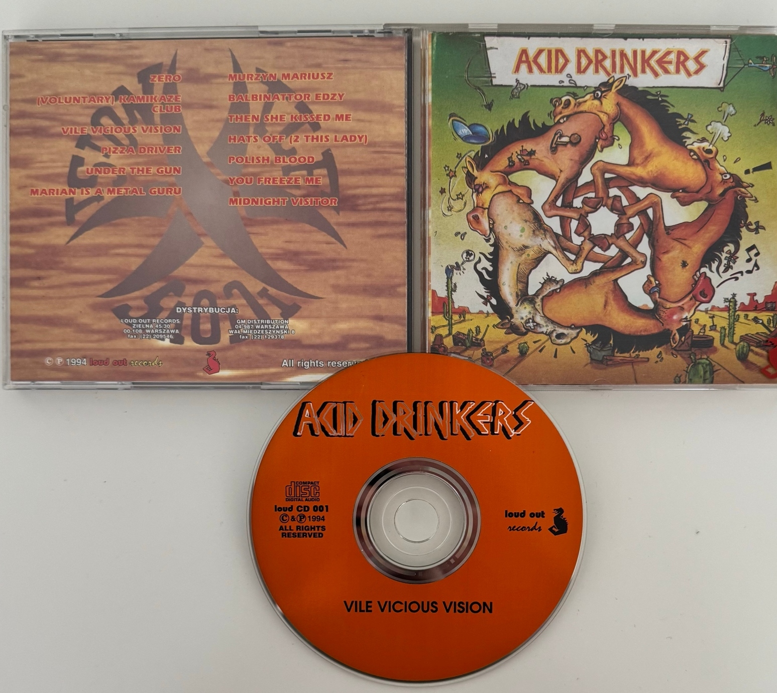 Acid Drinkers Vile Vicious Vision RARE | Gdynia | Kup teraz na Allegro ...