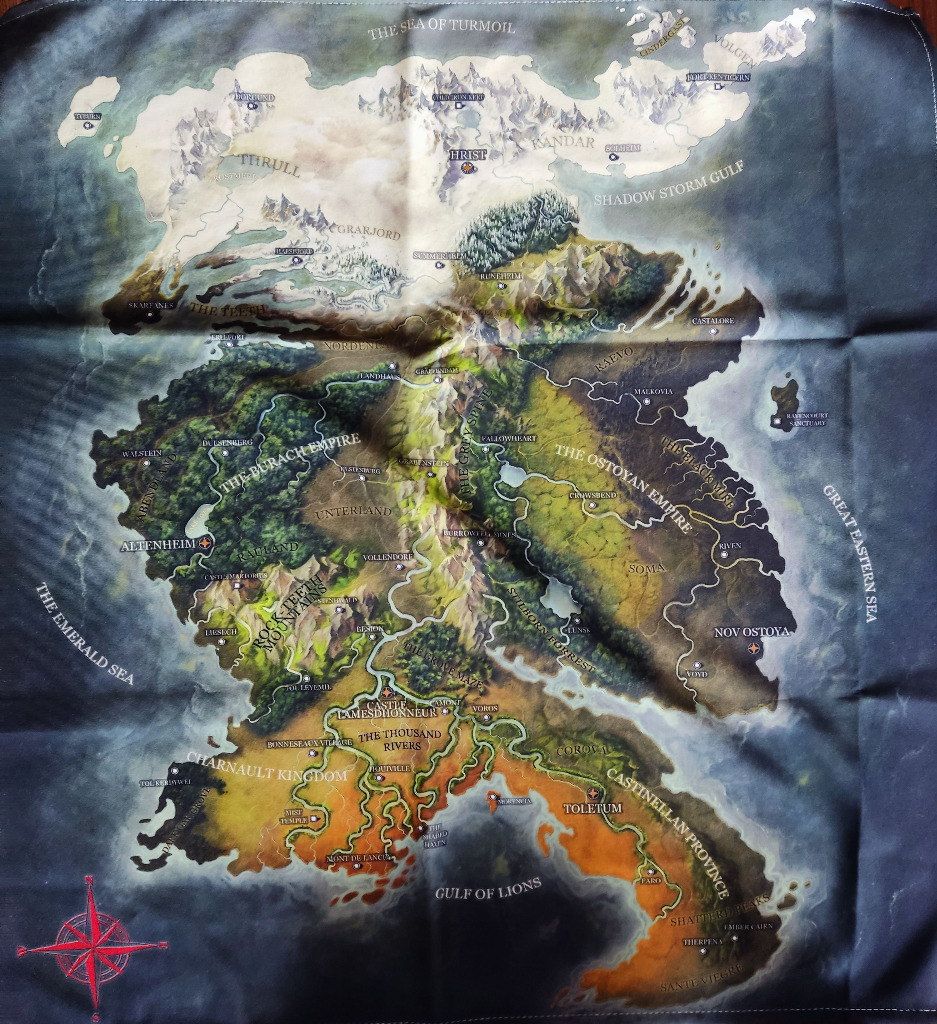 Grim Hollow RPG Fabric Map Of Etharis nowa | Kraków | Kup teraz na ...