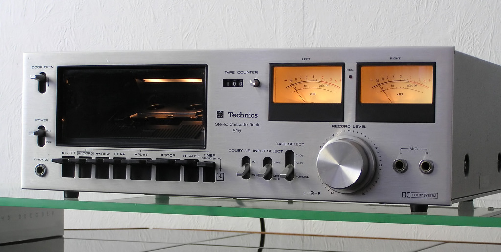 PIĘKNY magnetofon TECHNICS RS615 US vintage stan kolekcjonerski ...