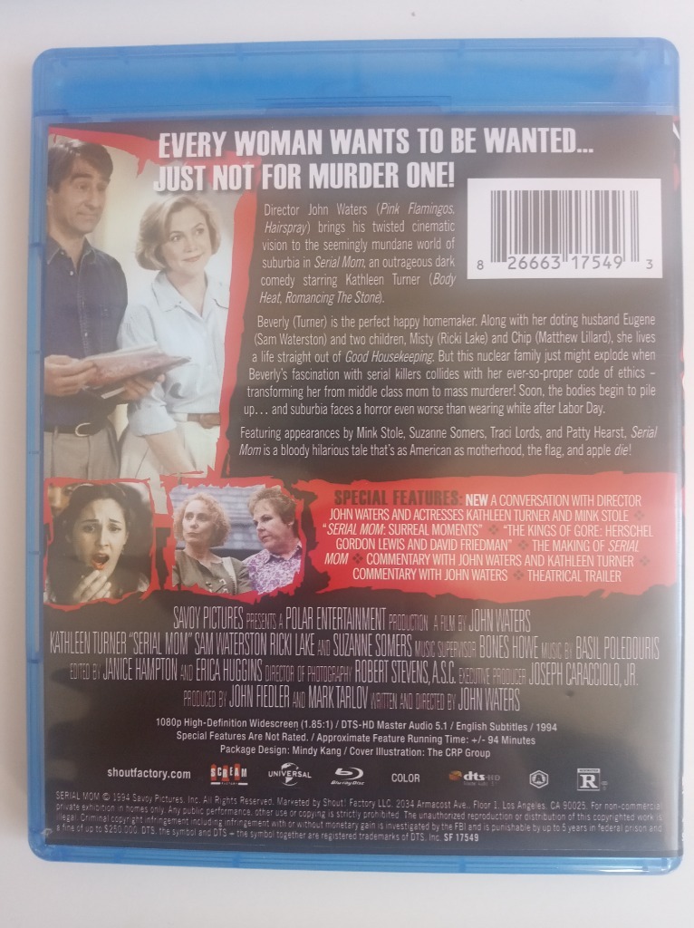 Blu Ray Serial Mom