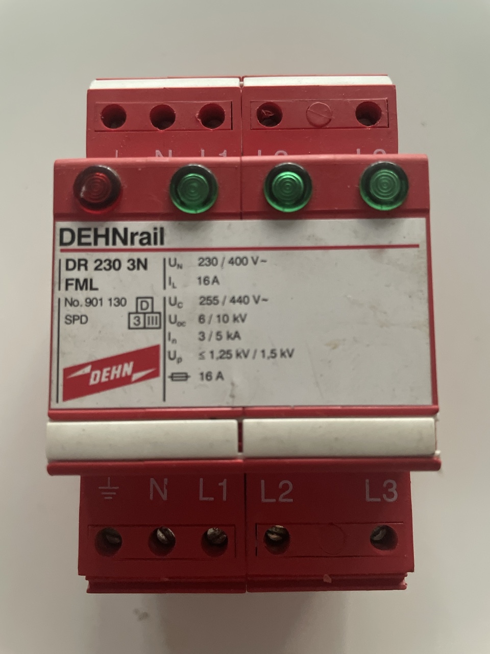 DEHNrail DR 230 3N FML – ogranicznik przepięć | Wrocław | Kup teraz na ...