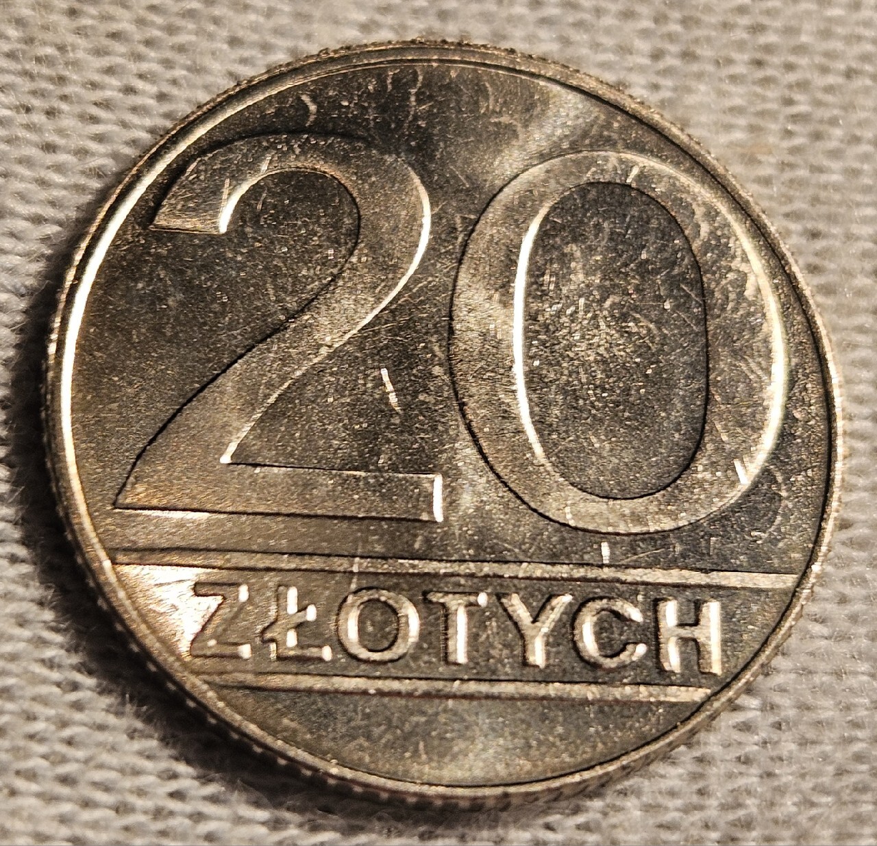 Moneta 20zl z roku 1990. | Rozmierka | Licytacja na Allegro Lokalnie