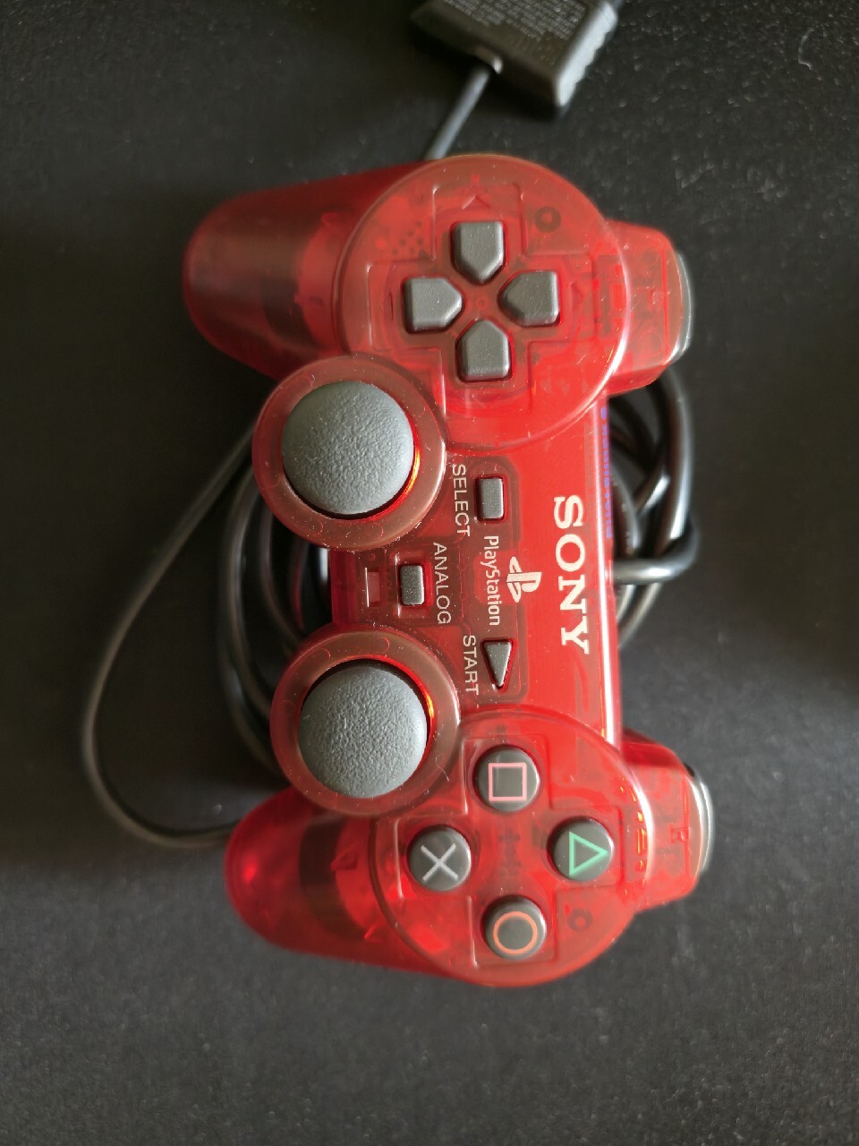 Pad do Playstation 2 Clear Red PS2 | Łódź | Licytacja na Allegro Lokalnie