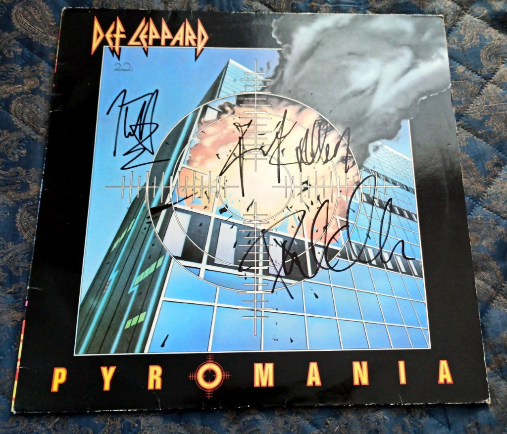Def Leppard - Pyromania 1983 (podpisany) LP Unikat | Gliwice | Ogłoszenie na Allegro Lokalnie