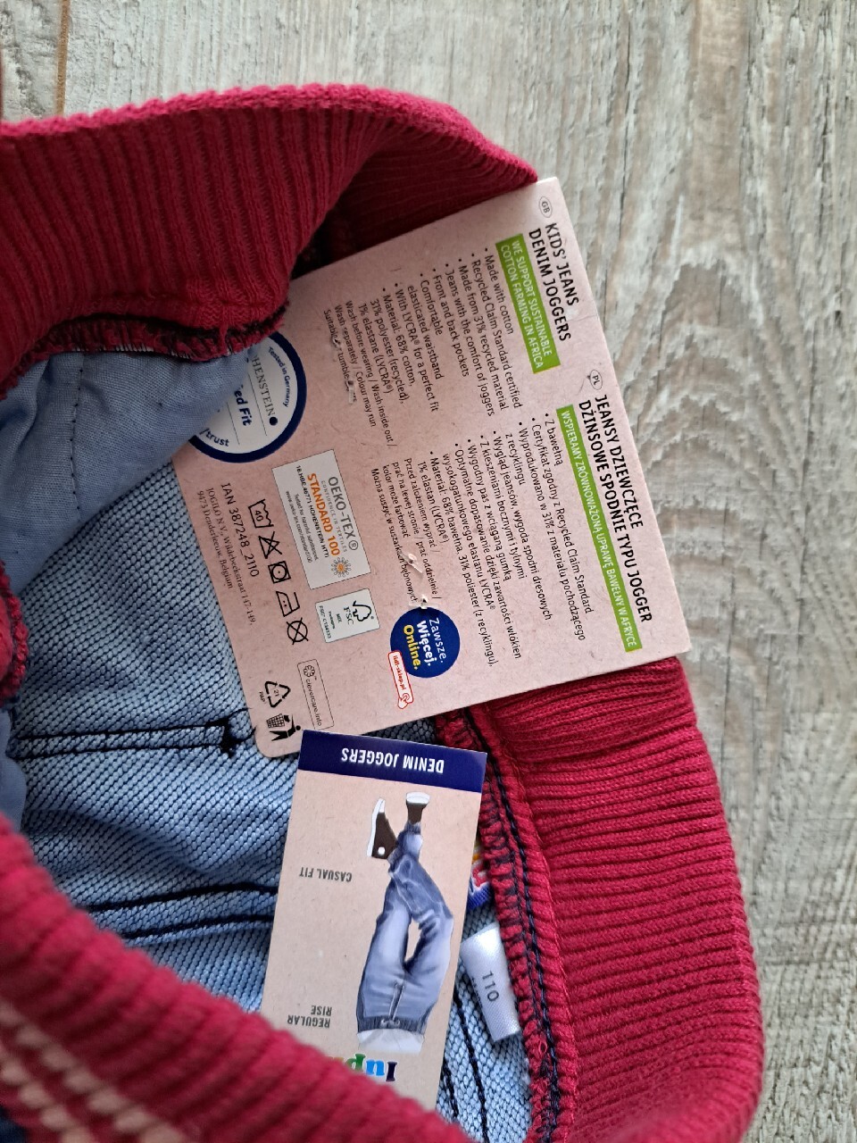 Spodnie dżeginsy dziewczece typu Jagger - rozm 110 | Brzeg | Kup teraz ...