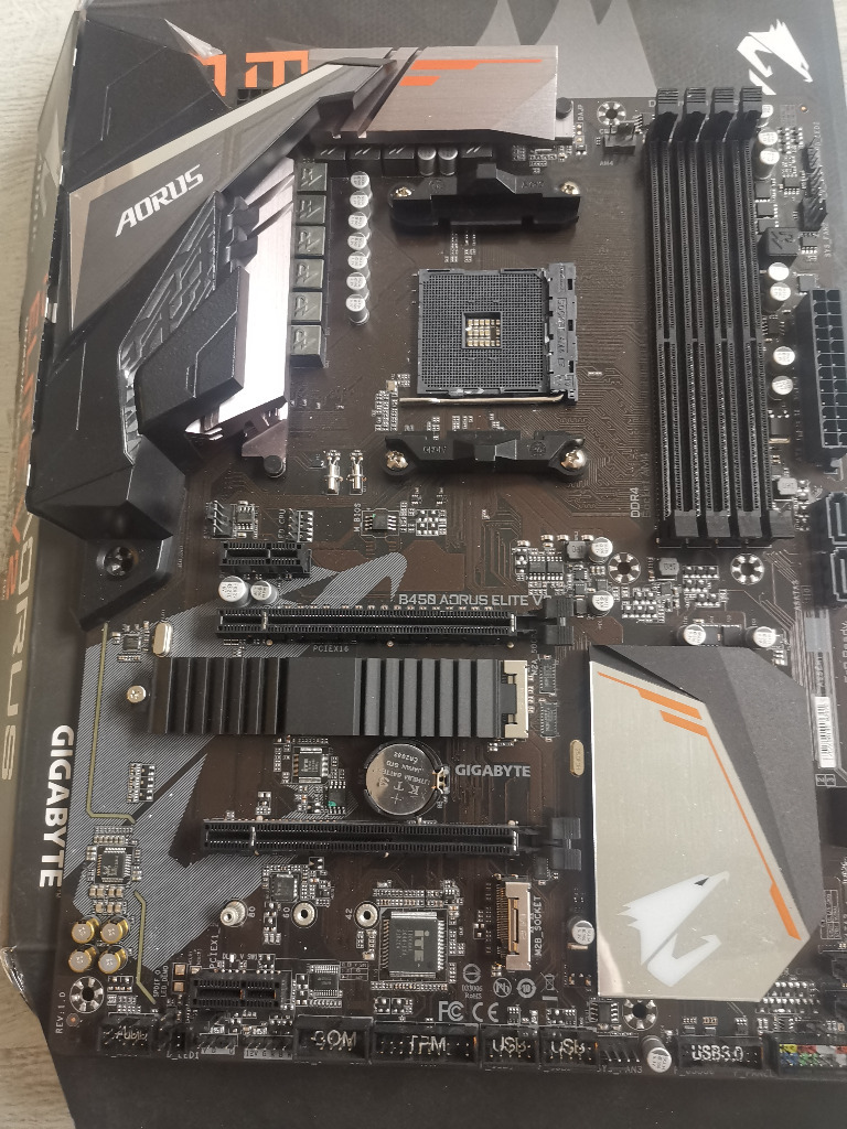 Aorus B450 Elite v2 uszkodzona. | Lednogóra | Kup teraz na Allegro Lokalnie
