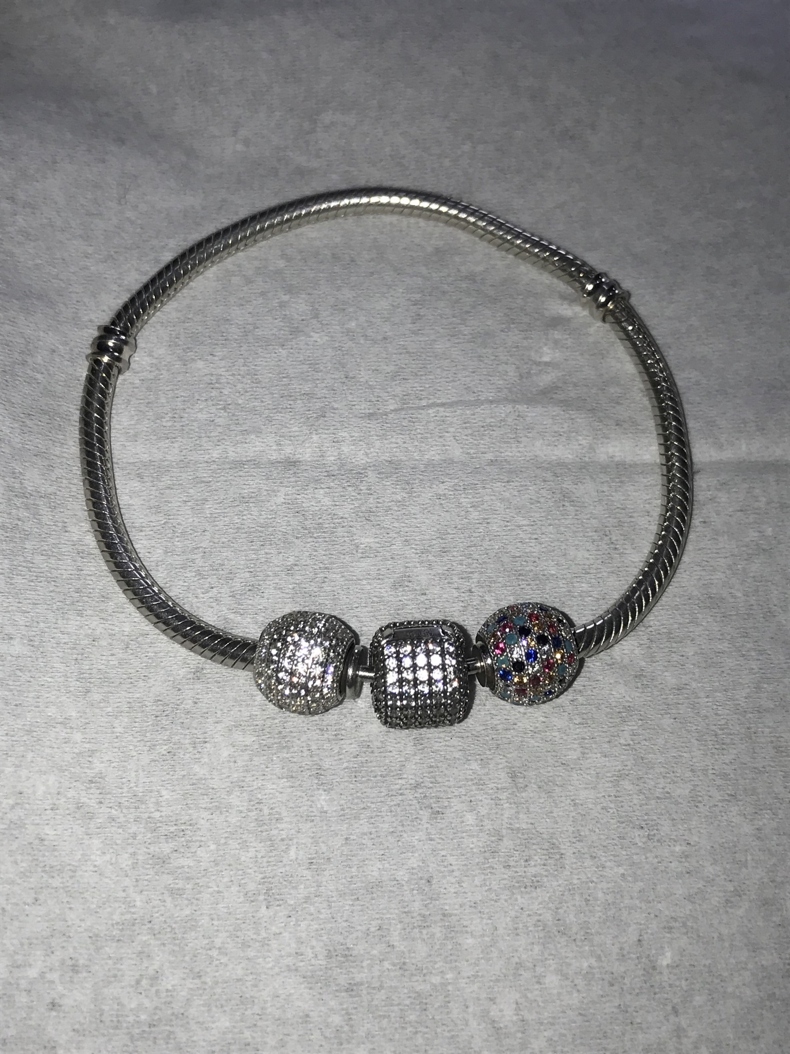 Bransoletka Pandora + 2 charmsy do negocjacji | Lniano | Kup teraz na ...