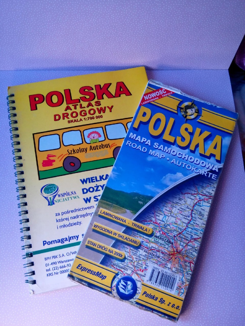 Mapy świata + atlas drogowy Polski | Lębork | Kup teraz na Allegro Lokalnie