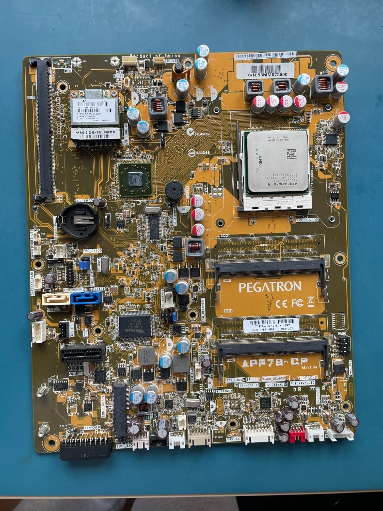 HP Touchsmart 300 Pegatron APP78CF + Athlon X3 | Wrocław | Kup teraz na ...