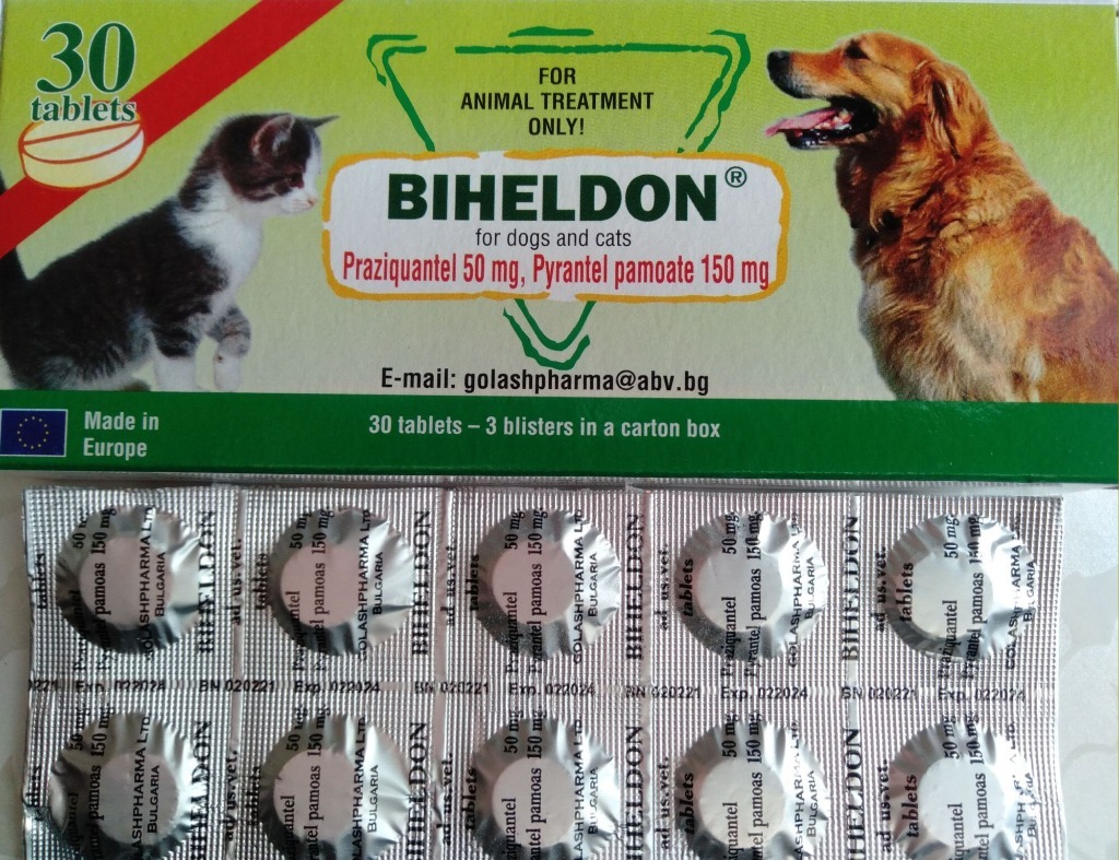 BiHELDON tabletki na odrobaczanie pies kot 10 szt. | Kraków | Kup teraz na Allegro Lokalnie