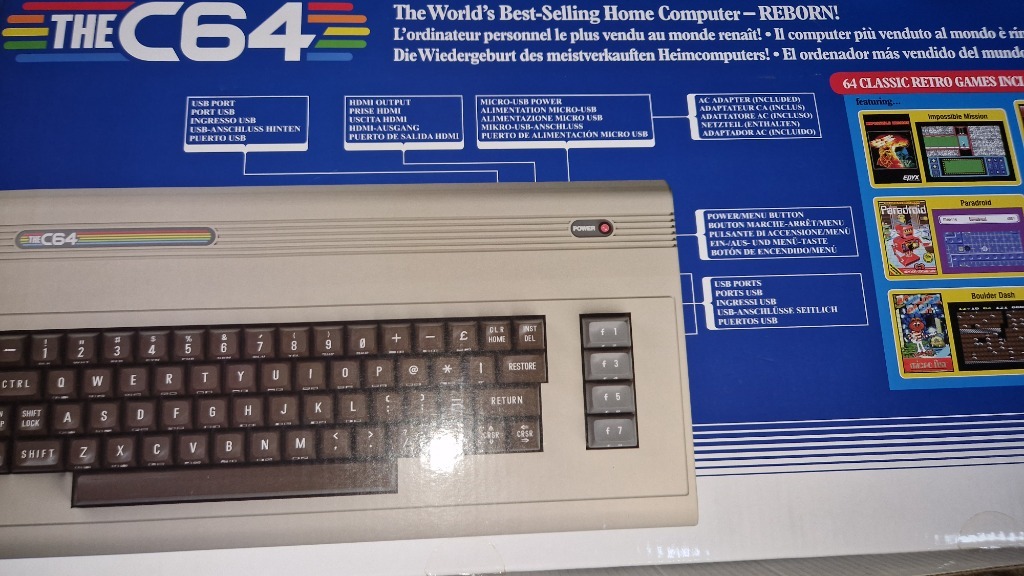 The C64 MAXI HDMI USB RETROGAMES LTD | Zielona Góra | Kup teraz na ...