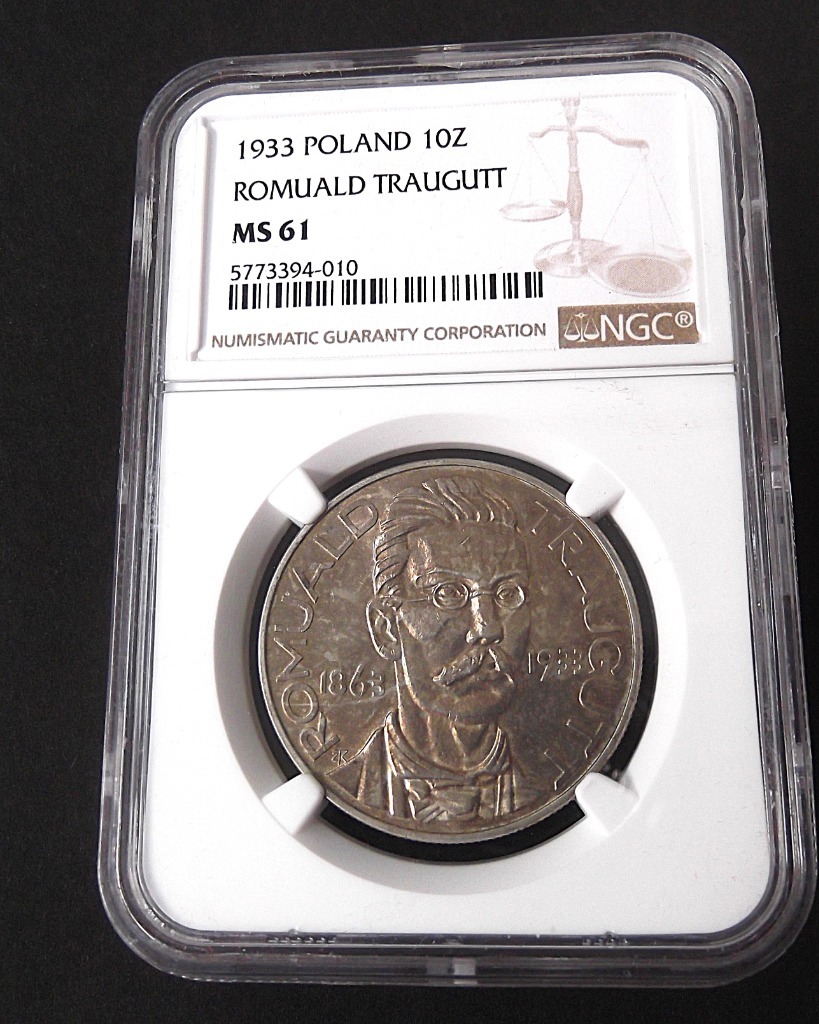 10 zł 1933 Romuald Traugutt NGC MS61 | Bydgoszcz | Kup teraz na Allegro Lokalnie