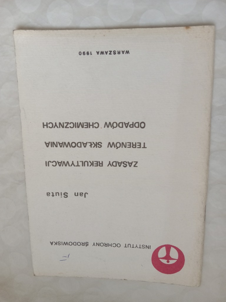 Zasady rekultywacji terenów składowania odpadów chemicznych Siuta ...