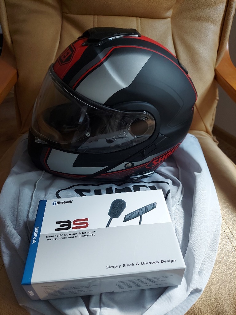 Shoei Neotec M + Intercom Sena S3 | Pobiedziska | Licytacja na Allegro ...