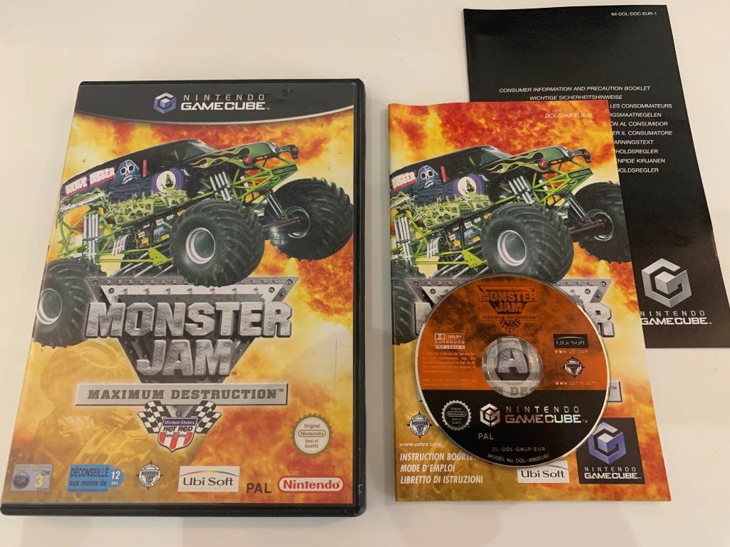 Nintendo Gamecube GC Monster Jam Maximum Destructi | Biala Podlaska ...