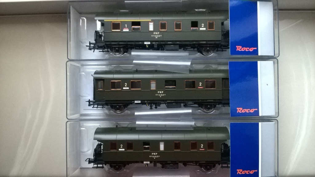 Zestaw trzech wagonów osobowych PKP Roco 74019 | Przemyśl | Kup teraz ...