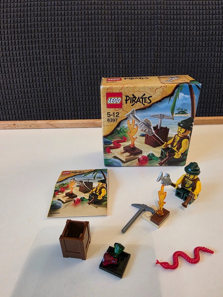 Klocki LEGO Pirates Piraci Statek 8397 100% komplet instrukcja pudełko ...