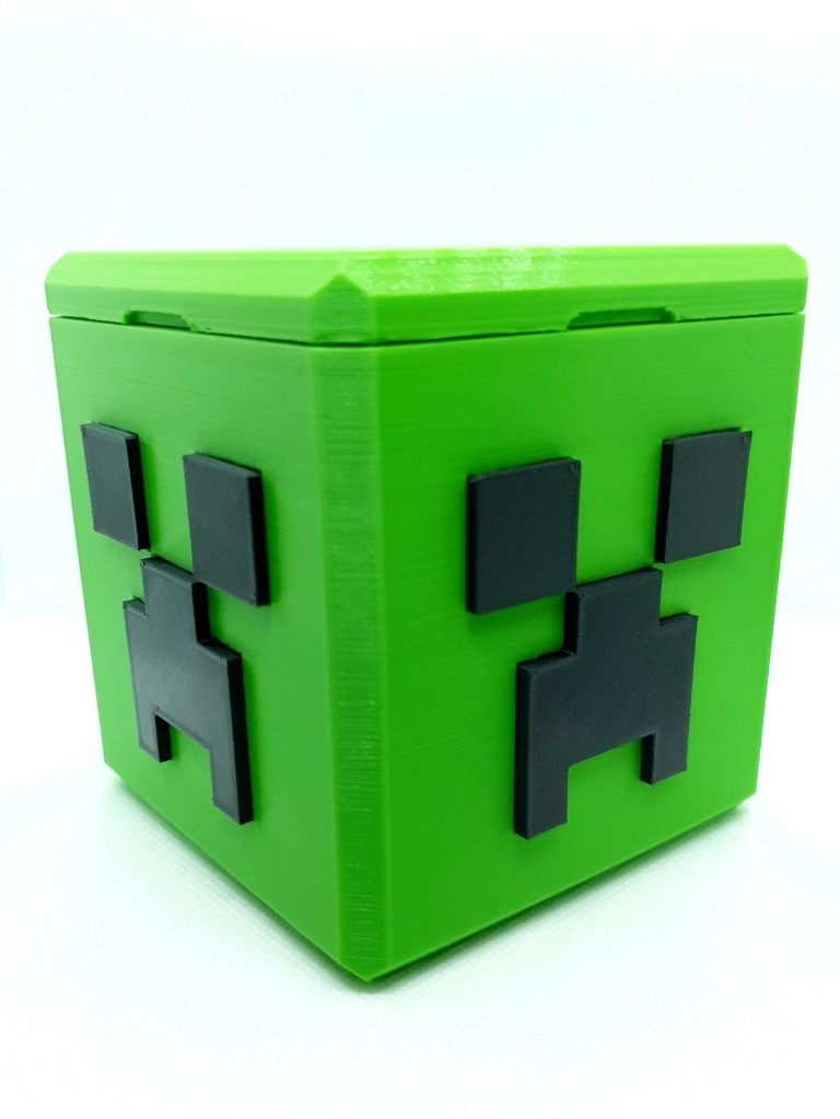 Pudełko/Pojemnik Box Creeper Minecraft | Wisła | Kup teraz na Allegro ...