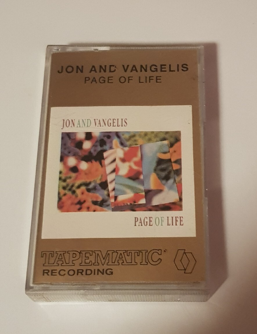 Kaseta magnetofonowa JON AND VANGELIS PAGE OF LIFE | Konstancin Jeziorna | Kup teraz na Allegro ...