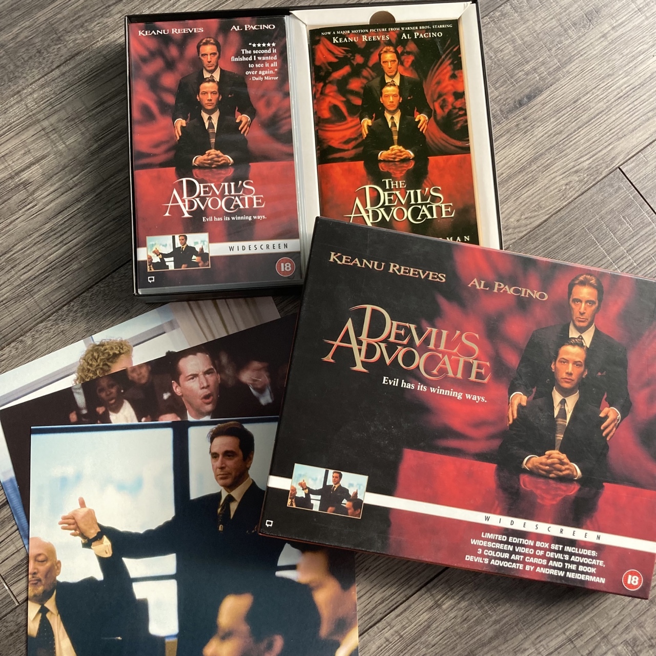 The Devil's Advocate zestaw VHS Adwokat Diabła | Wieliczka | Kup teraz na Allegro Lokalnie
