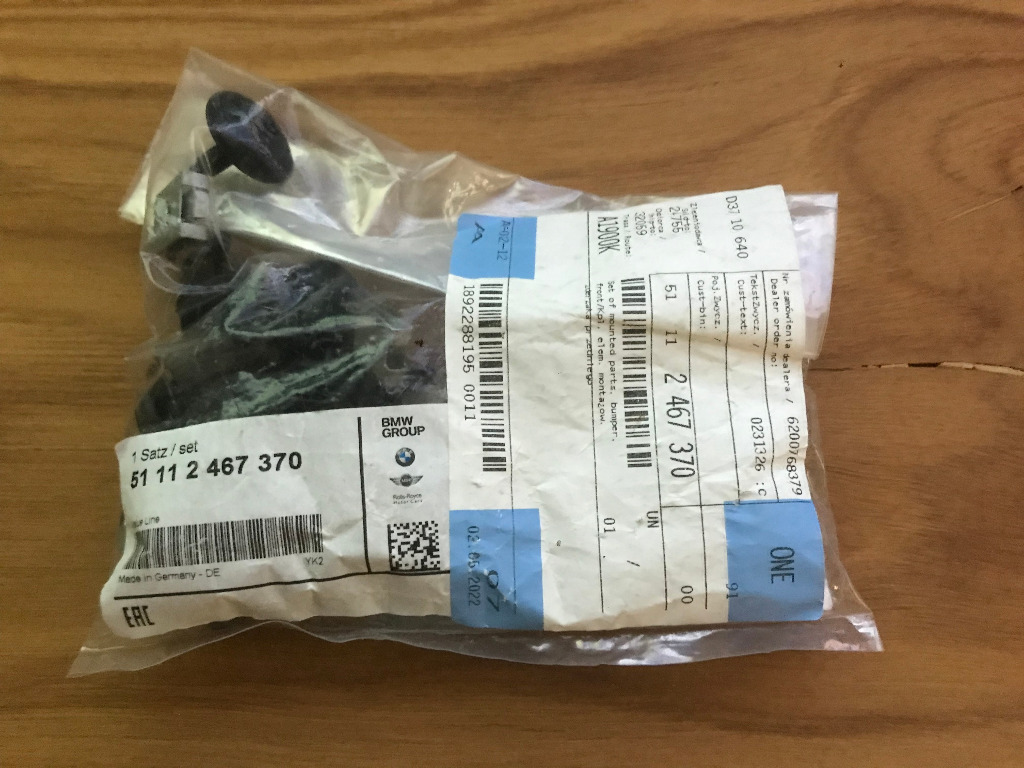 Zestaw montażowy zderzaka BMW F20/21.nr 2467370 | Radom | Kup teraz na ...