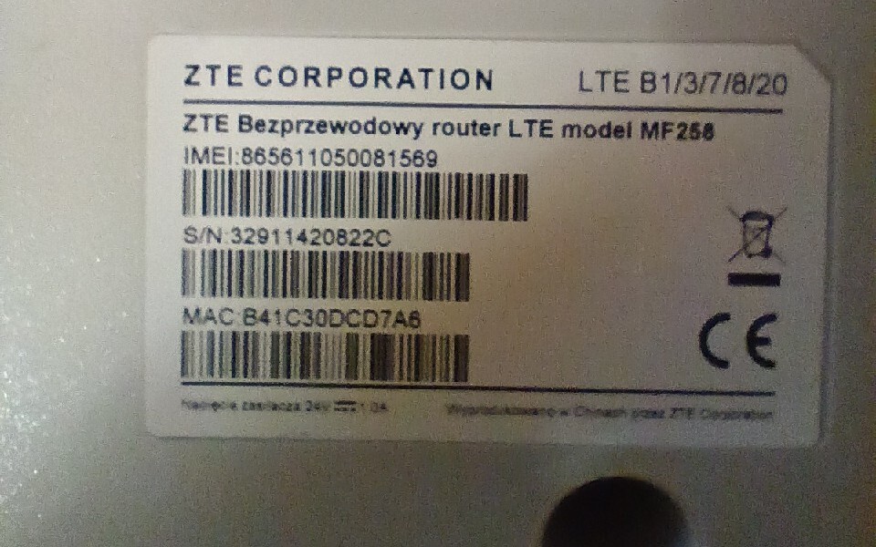Router ZTE MF258 LTE z anteną zewnętrzną | Katowice | Kup teraz na ...