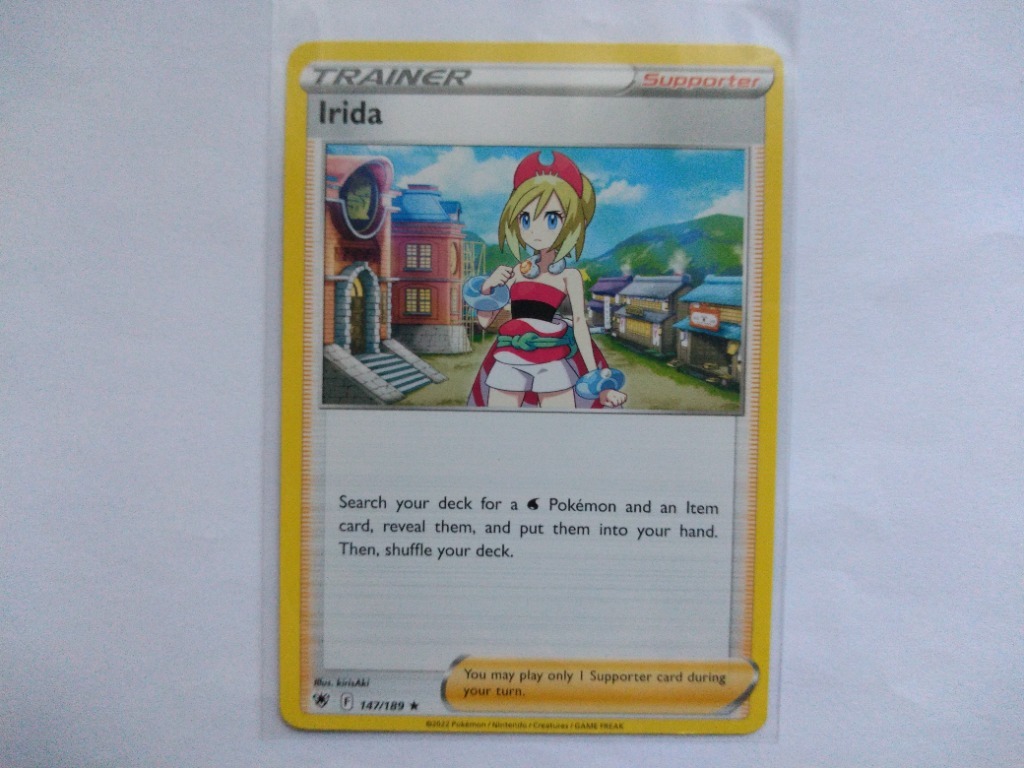 Karta Pokemon Irida 147/189 Non Holo | leszno | Kup teraz na Allegro ...