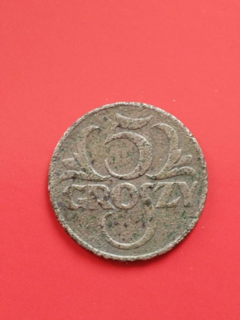 5 groszy 1934 roku II RP | Katowice | Licytacja na Allegro Lokalnie