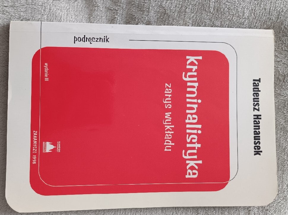 Kryminalistyka Hanausek | Gdynia | Ogłoszenie na Allegro Lokalnie