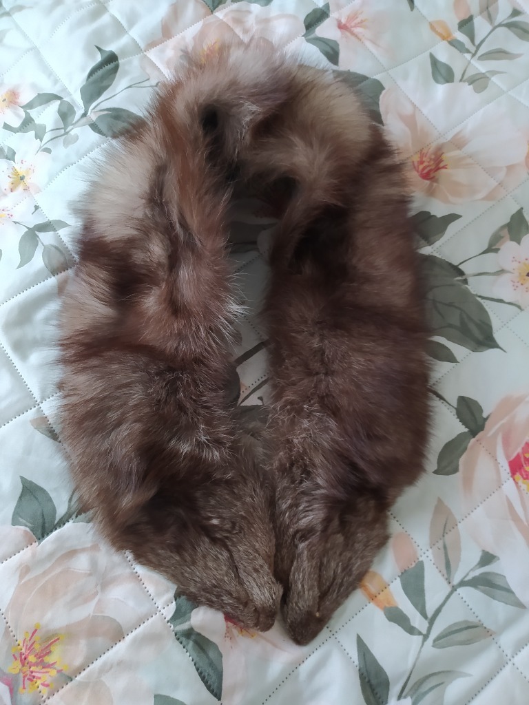 Szal z lisa jak nowy | Gaszowice | Kup teraz na Allegro Lokalnie