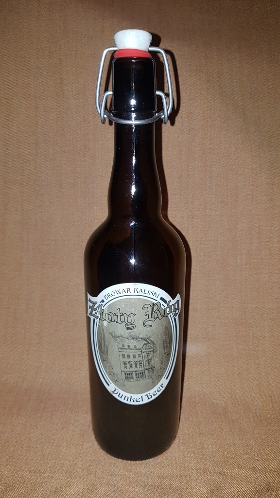 Browar kaliski złoty róg butelka po piwie | Turek | Kup teraz na Allegro Lokalnie