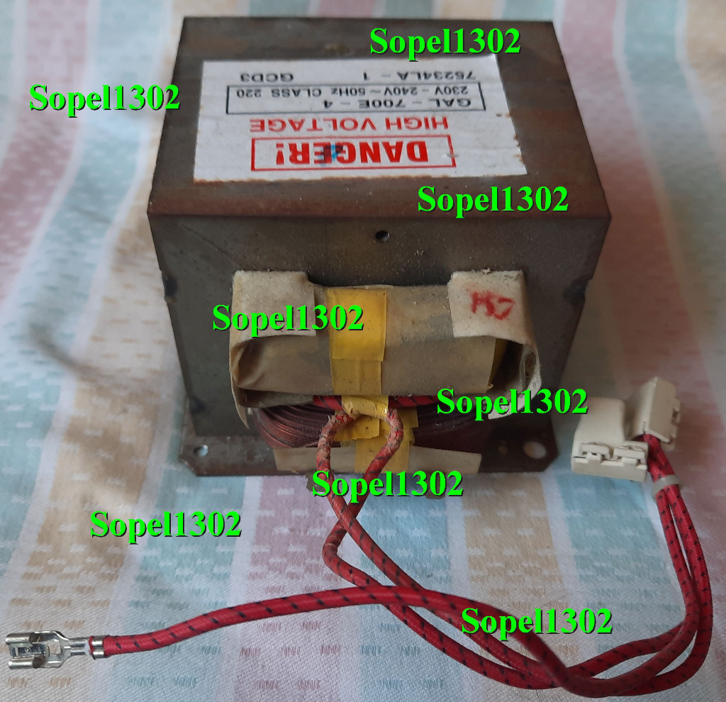 Transformator na zgrzewarkę z mikrofali GAL-700E-4 | Krosno Odrzańskie | Kup teraz na Allegro ...