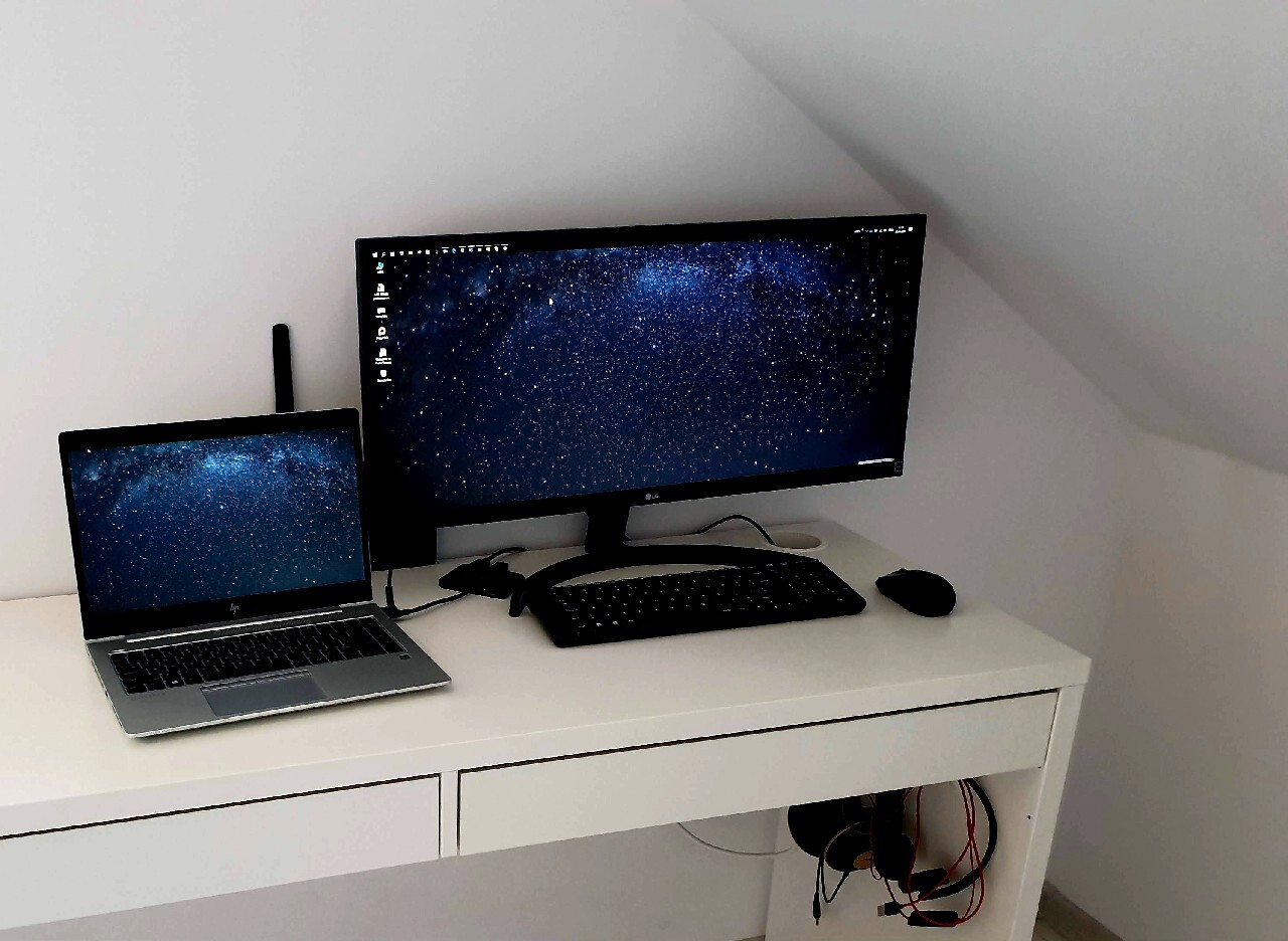 Monitor komputerowy LG29WK500P ultrawide + uchwyt biurkowy regulowane ...