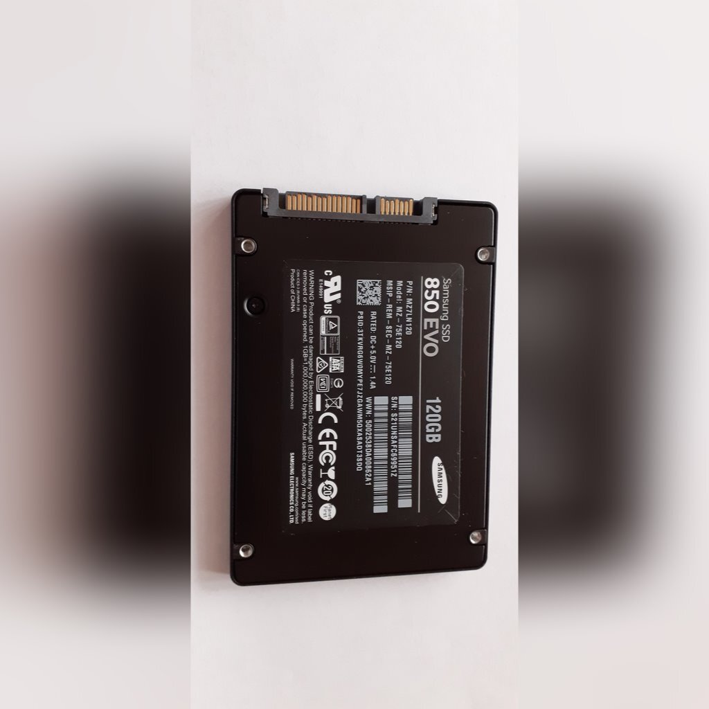 SSD SAMSUNG 120GB 2,5 MZ-75E120B/EU 850 EVO | Ostrołęka | Kup teraz na ...