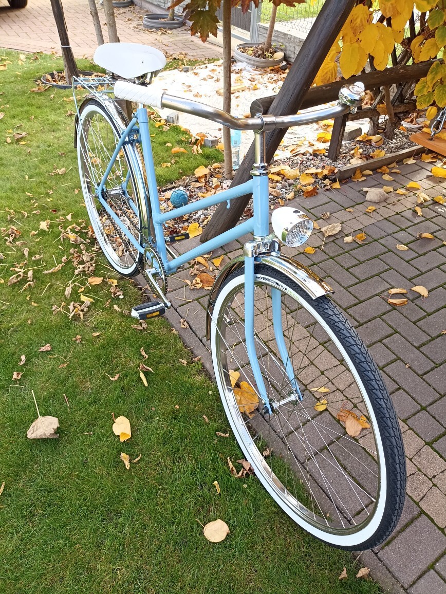 Zabytkowy rower po renowacji Ukraina damka retro | Warszawa ...
