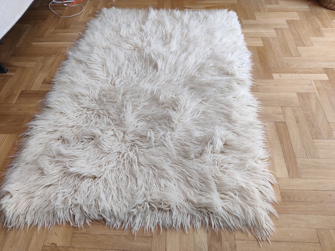 Dywan narzuta welniany flokati dlugi wlos | Kraków | Ogłoszenie na ...