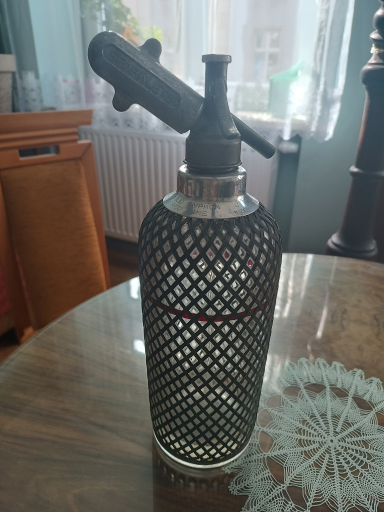 Stary syfon Sparklets druciany London sygny | Katowice | Kup teraz na Allegro Lokalnie