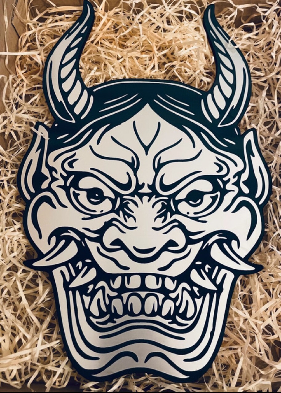 Maska oni dekoracja na ścianę | Przylesie | Kup teraz na Allegro Lokalnie