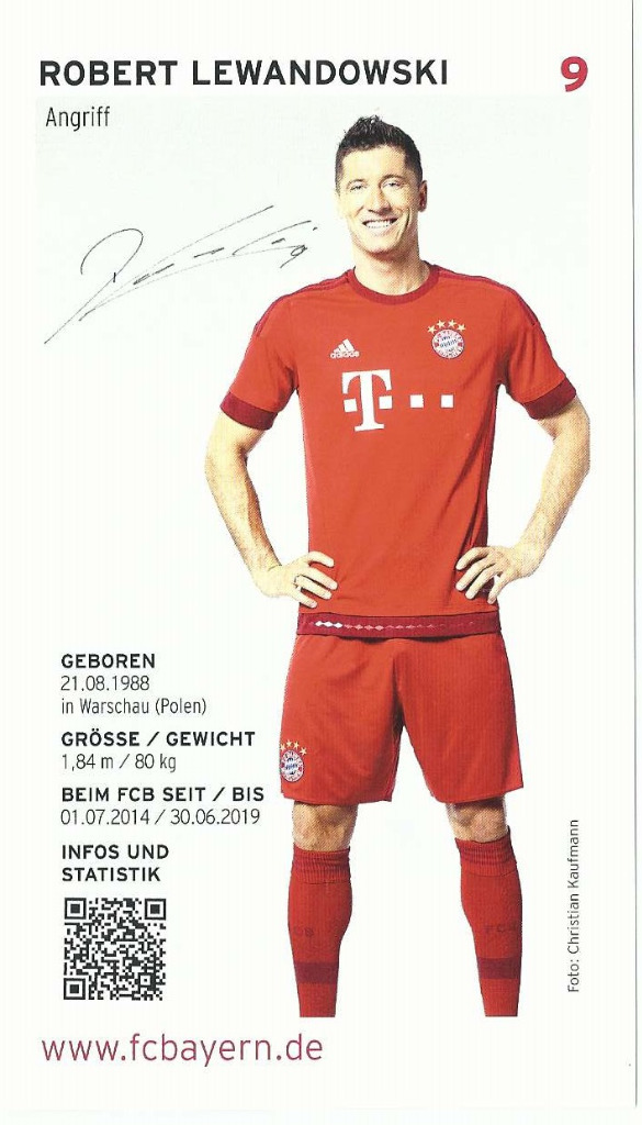 Autograf Piłkarza Lewandowski Bayern Monachium | Kłodawa | Kup teraz na Allegro Lokalnie