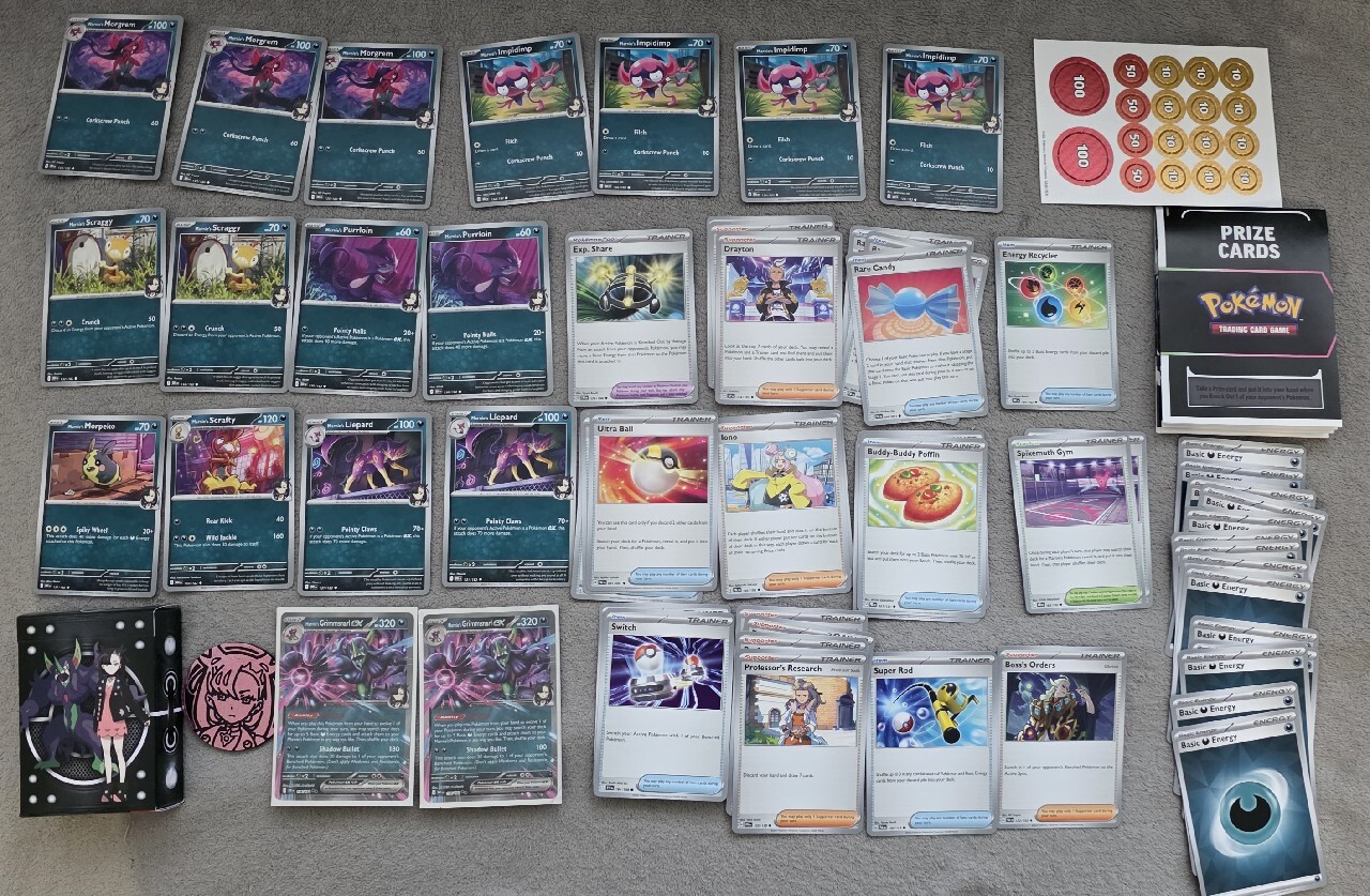 Grimmsnarl EX deck talia karty Pokemon TCG | Łódź | Kup teraz na ...