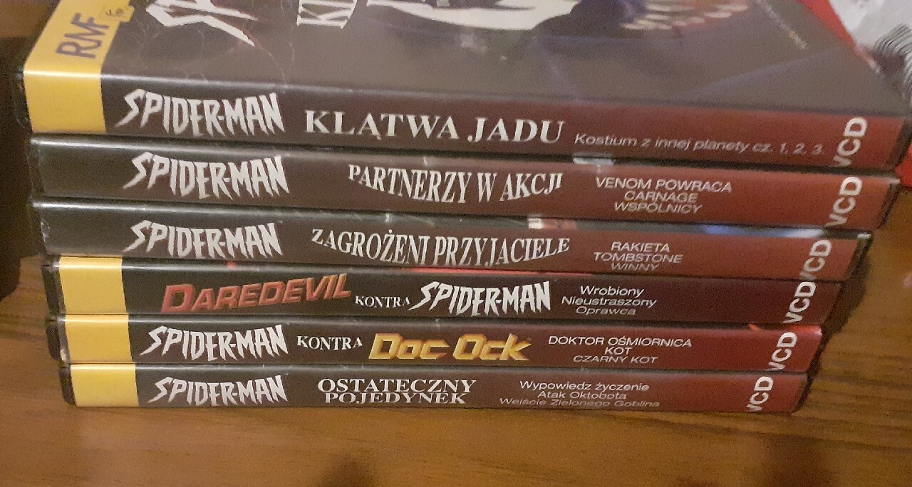 Marvel - zestaw 6 płyt VCD Spider - Man | KIELCE | Kup teraz na Allegro ...