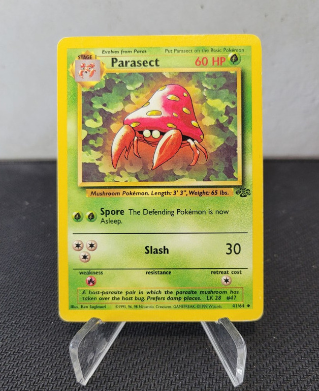 Parasect 41/64 base set 1999 karta pokemon | Warszawa | Licytacja na ...