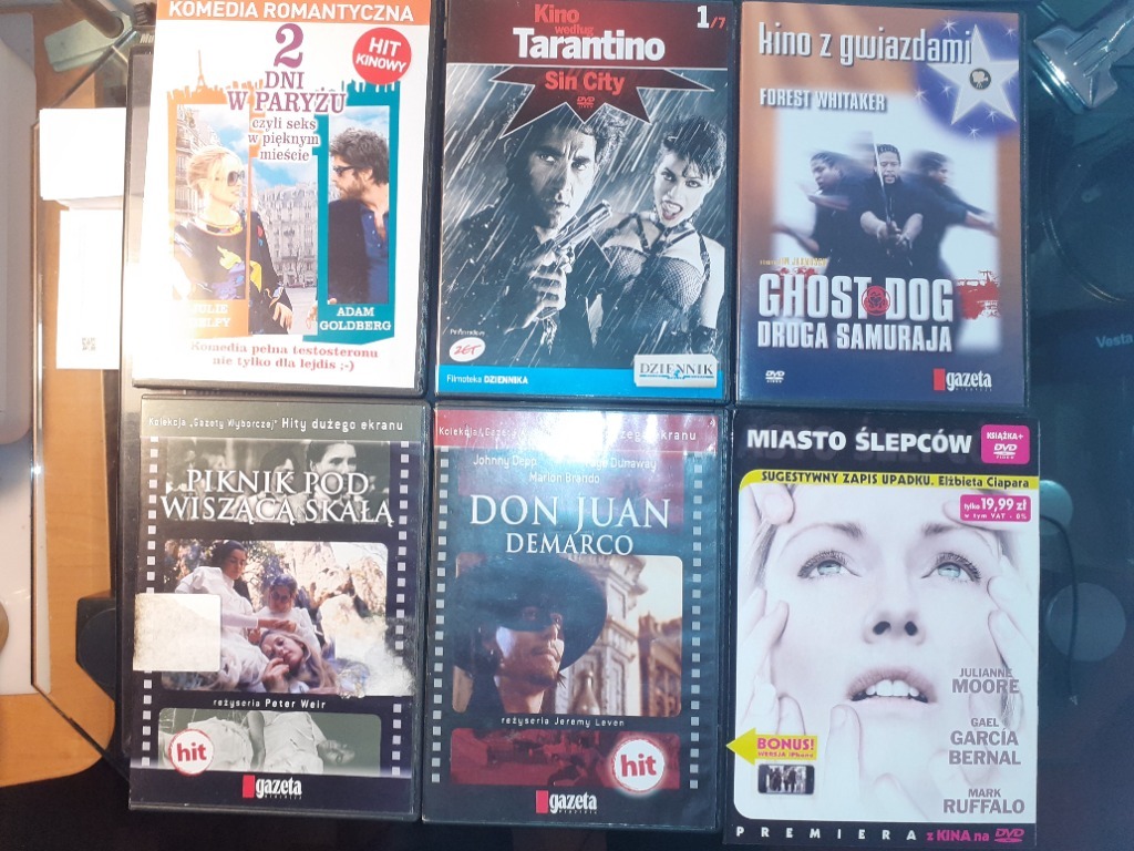 Zestaw 6 x DVD Filmy zagraniczne | Otwock | Kup teraz na Allegro Lokalnie